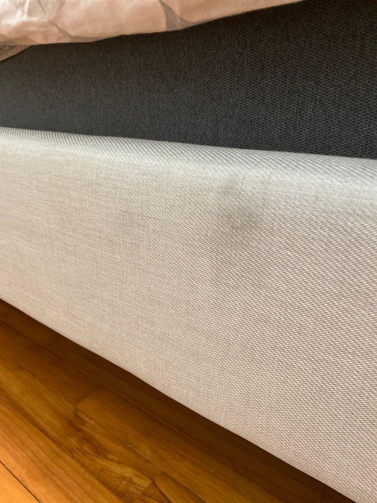 Hipvan Nolan Headboard Bed Frame - King Size, Furniture & Home Living ...