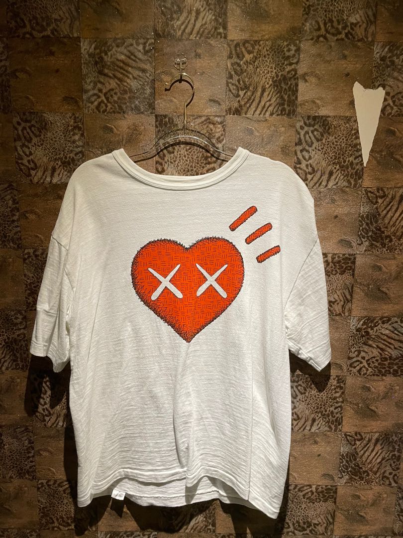 Human Made x Kaws Heart Tee, Men's Fashion, Tops & Sets, Tshirts & Polo ...