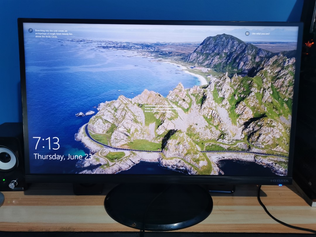 ips monitor frameless 23 inches (with internal speakers), Computers ...