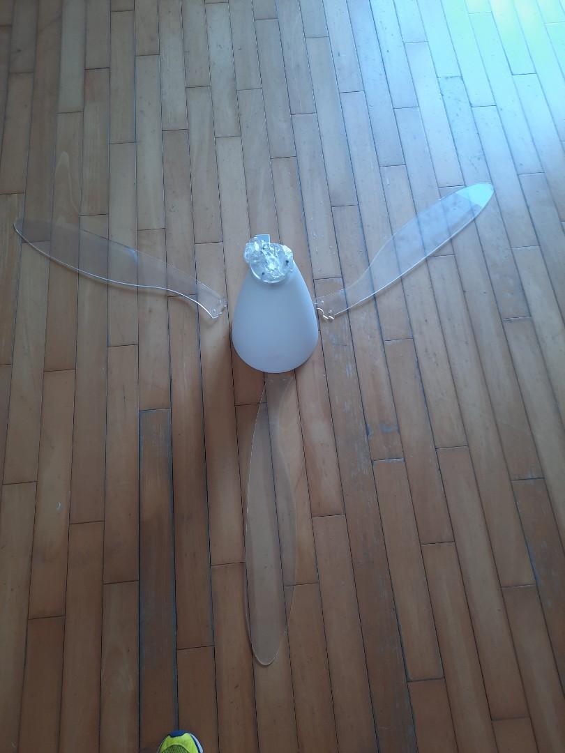 Italy LUCEPLAN BLOW D28 Ventilator & Ceiling Lamp., 傢俬＆家居, 燈飾及風扇, 風扇 ...