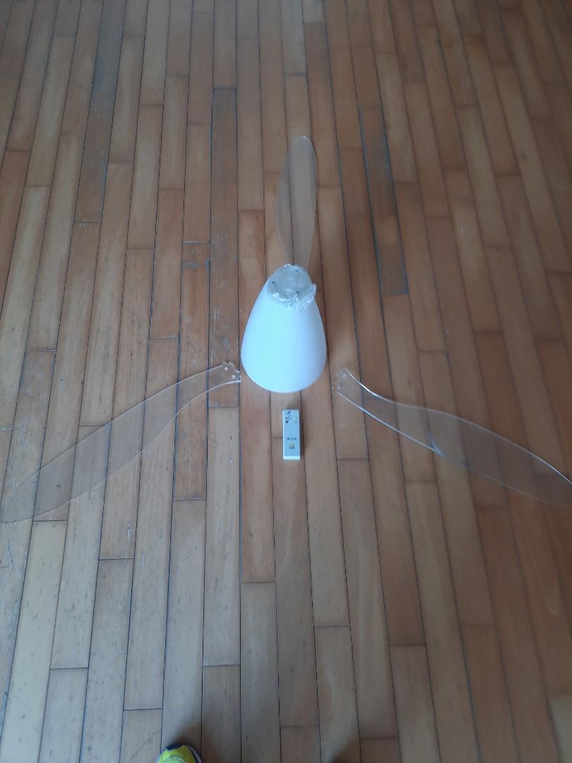 Italy LUCEPLAN BLOW D28 Ventilator & Ceiling Lamp., 傢俬＆家居, 燈飾及風扇, 風扇 ...