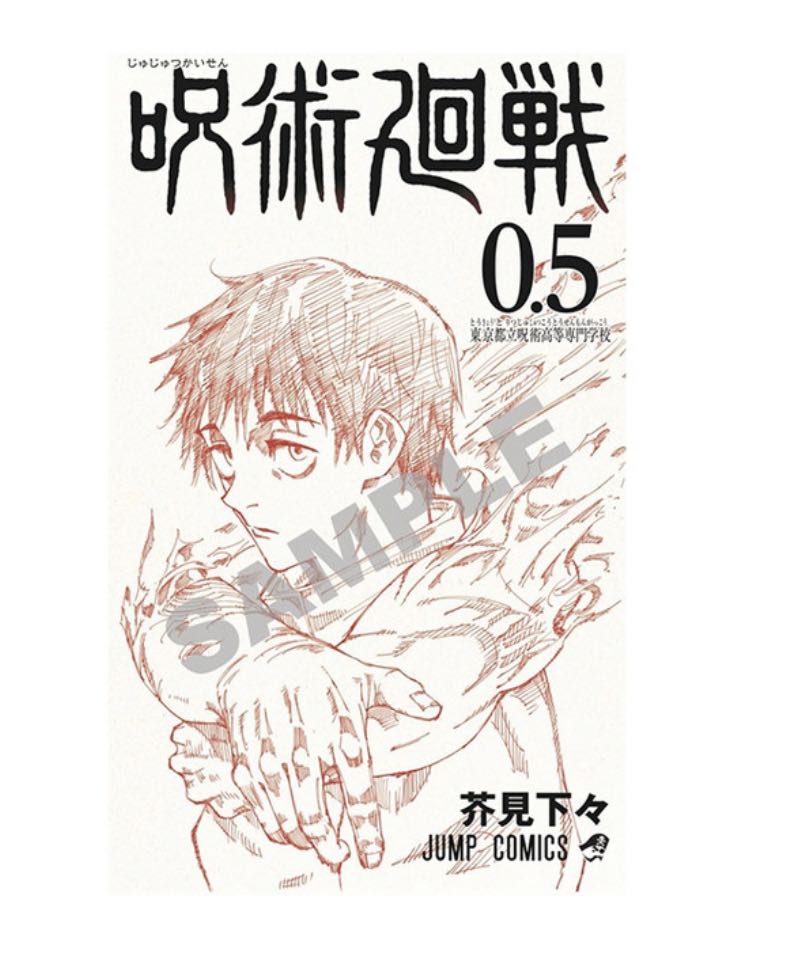 Jujutsu Kaisen 0 JJK0 Vol. 0.5 manga booklet, Hobbies & Toys ...