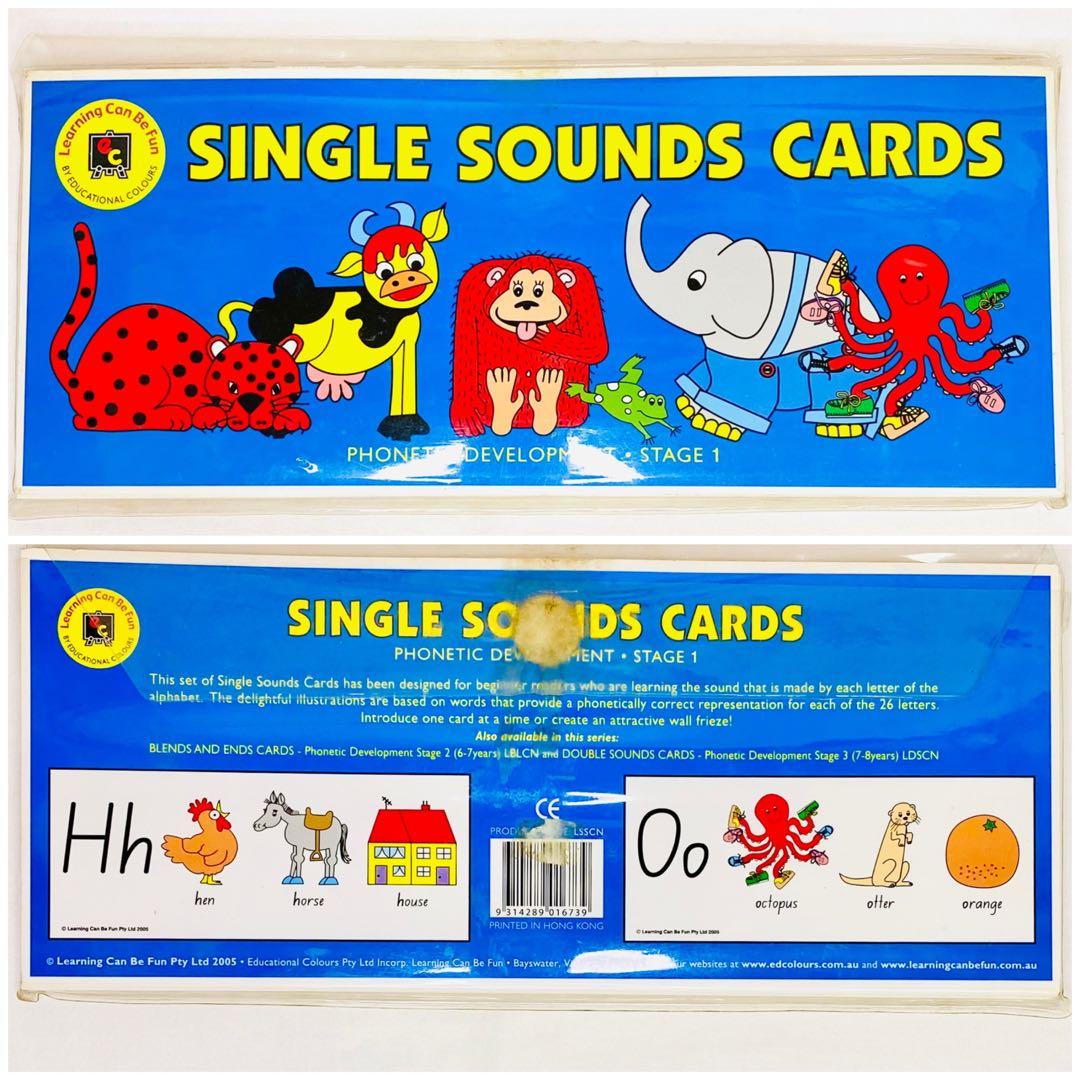 Learning Can Be Fun Flashcards (Single, Blends & Ends & Double Sounds ...