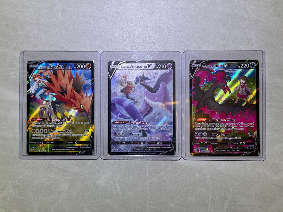 Astral Radiance Legendary Bird FA FULL SET Pokémon Card, Hobbies & Toys ...