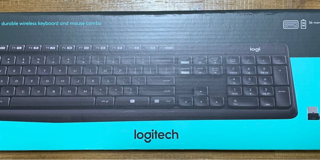 Logitech Quiet Keyboard with Mouse (Unopened), Computers & Tech, Parts ...