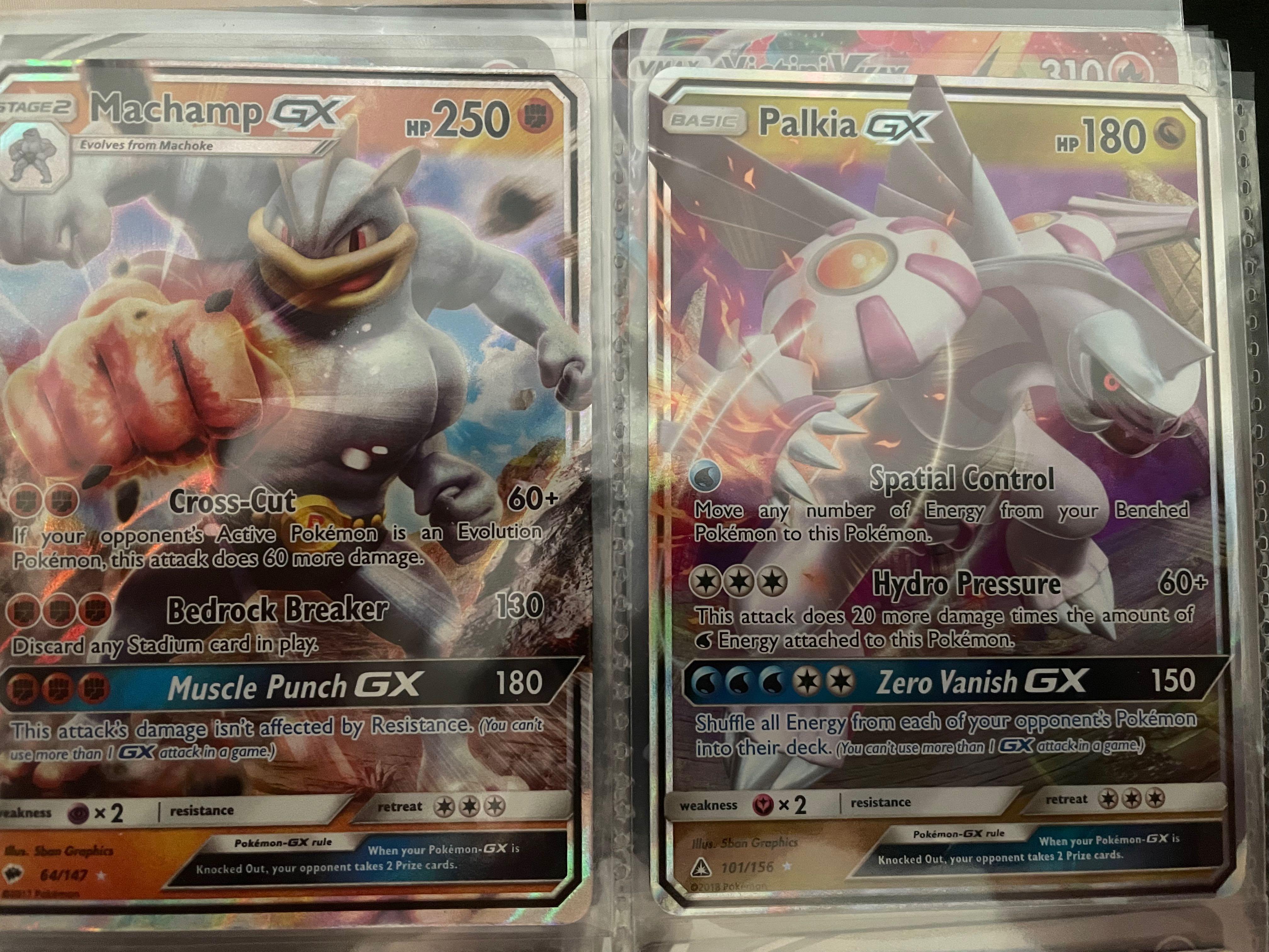 Machamp GX and palkia GX, Video Gaming, Gaming Accessories, In-Game ...