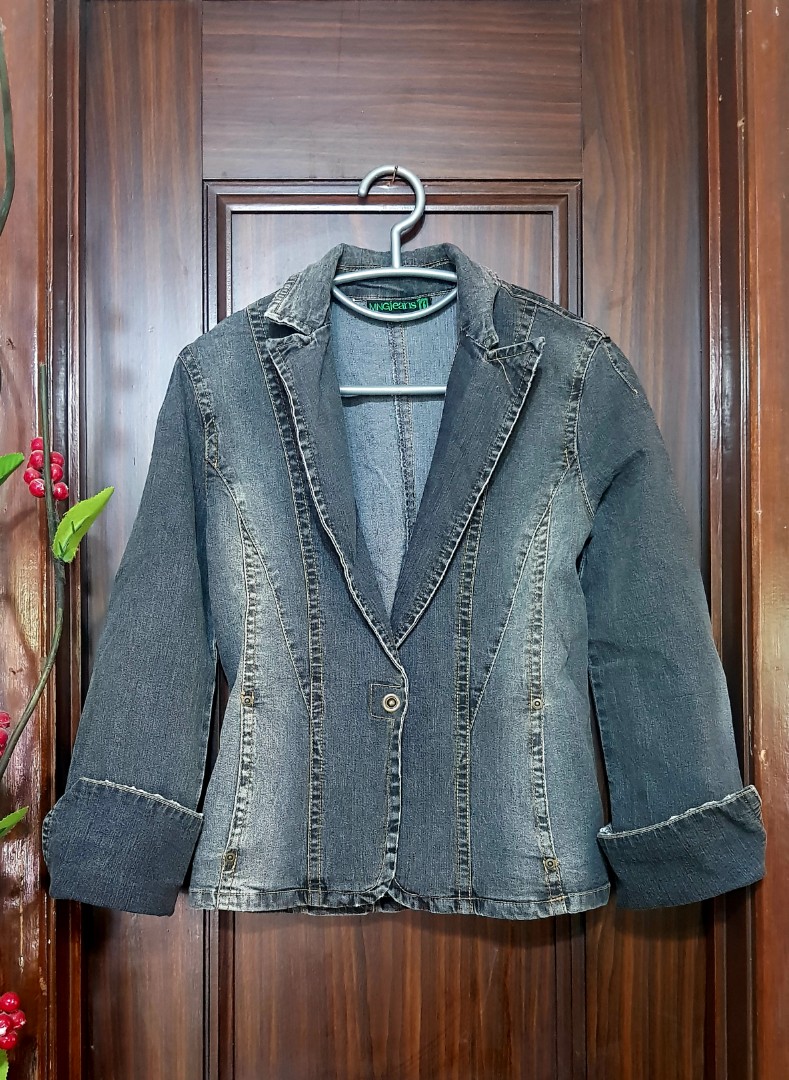 MNG DENIM JACKET, Women's Fashion, Coats, Jackets and Outerwear on ...