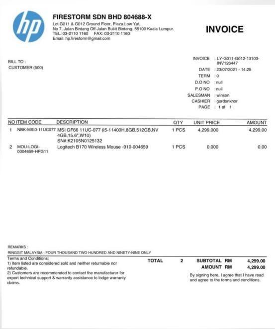 Msi Katana RTX 3050 Gen 11th 2021 11400H Gaming Laptop Core i5 Ram8 ...