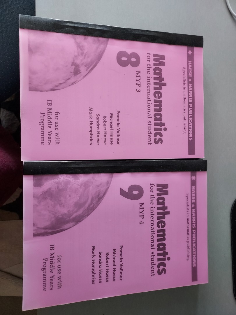 MYP 3 &4/IGCSE math books, Hobbies & Toys, Books & Magazines, Textbooks ...
