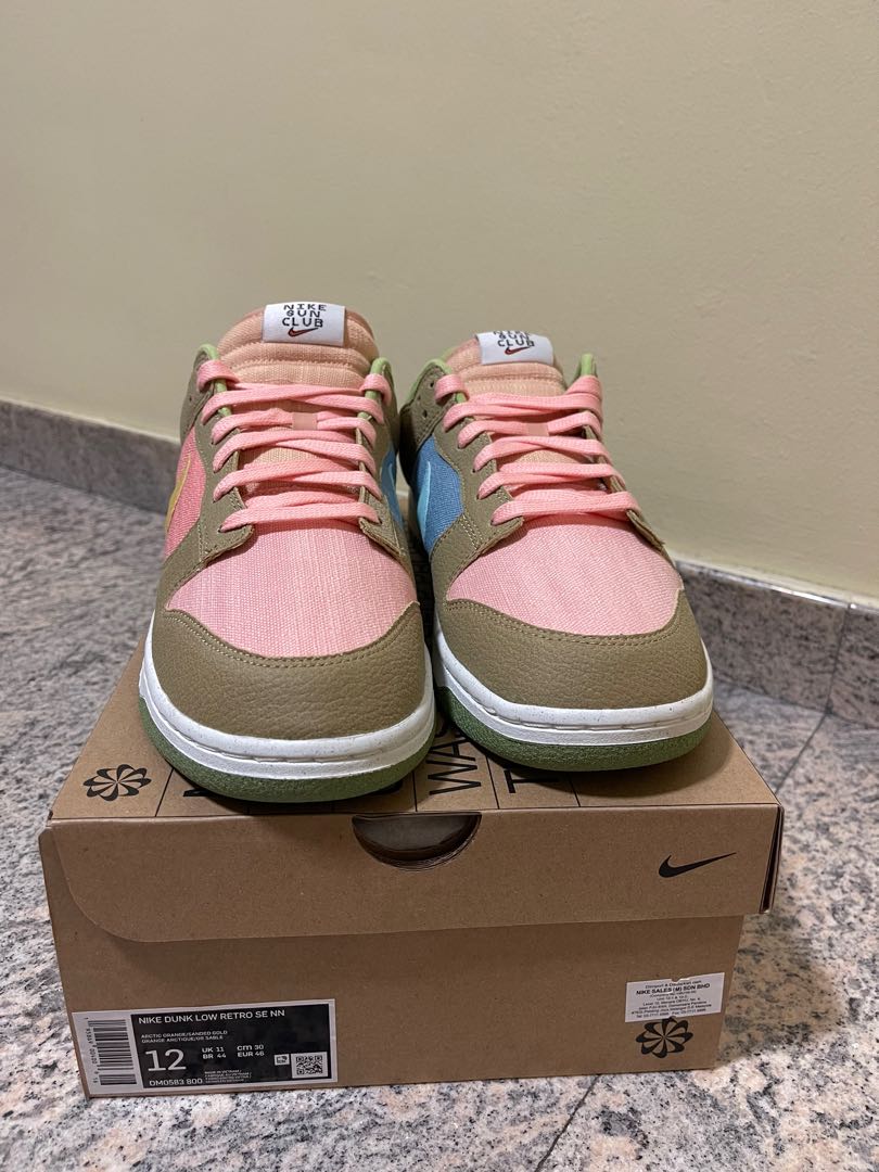 Nike Dunk Low Sun Club, Men's Fashion, Footwear, Sneakers on Carousell