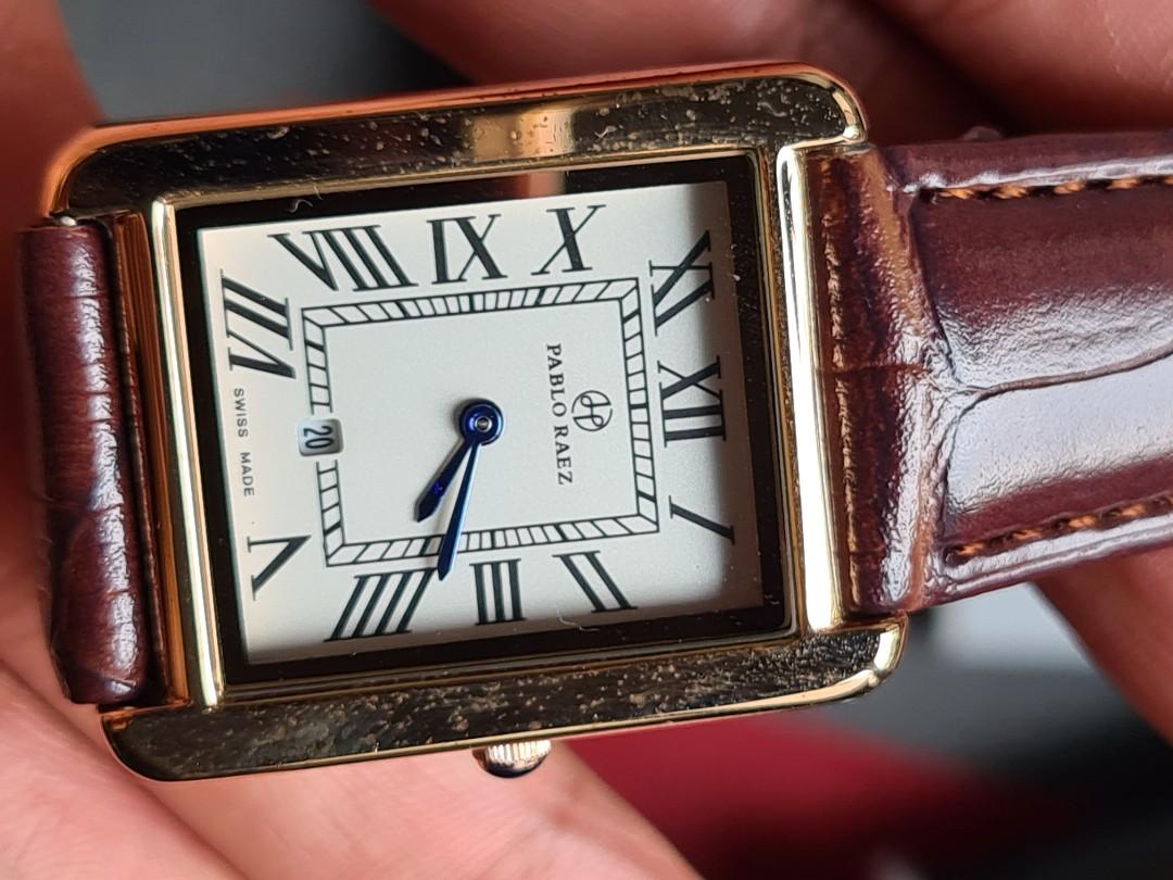 Pablo Raez Tank Watch, Luxury, Watches on Carousell