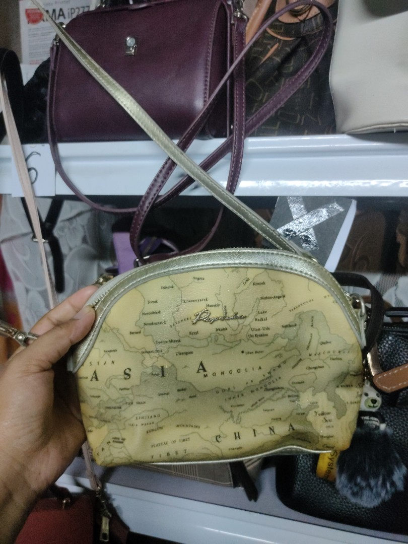 paprika map sling, Luxury, Bags & Wallets on Carousell