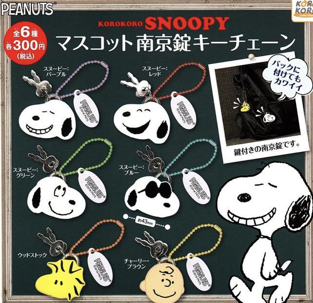 PEANUTS Snoopy Mascot Padlock Keychain (In a Gachapon), Hobbies & Toys ...