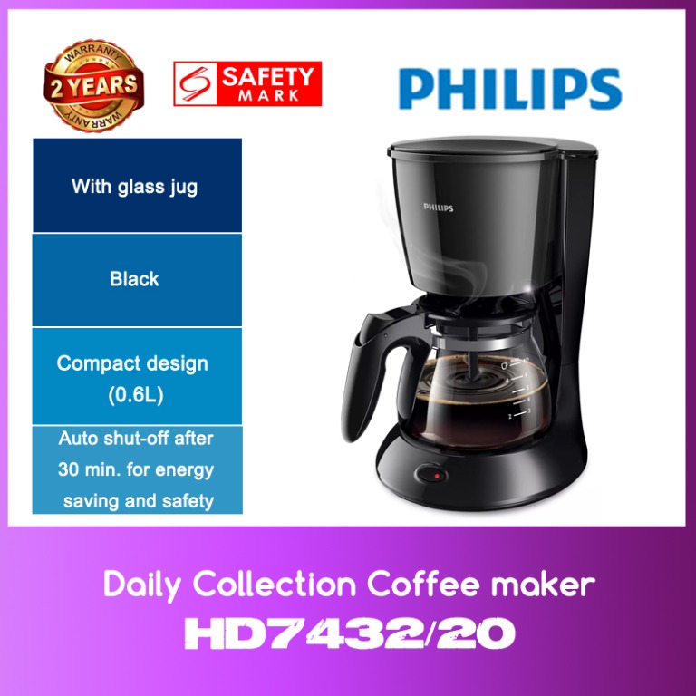 Philips HD7432/20 Daily Collection Coffee maker WITH 2 YEARS WARRANTY ...