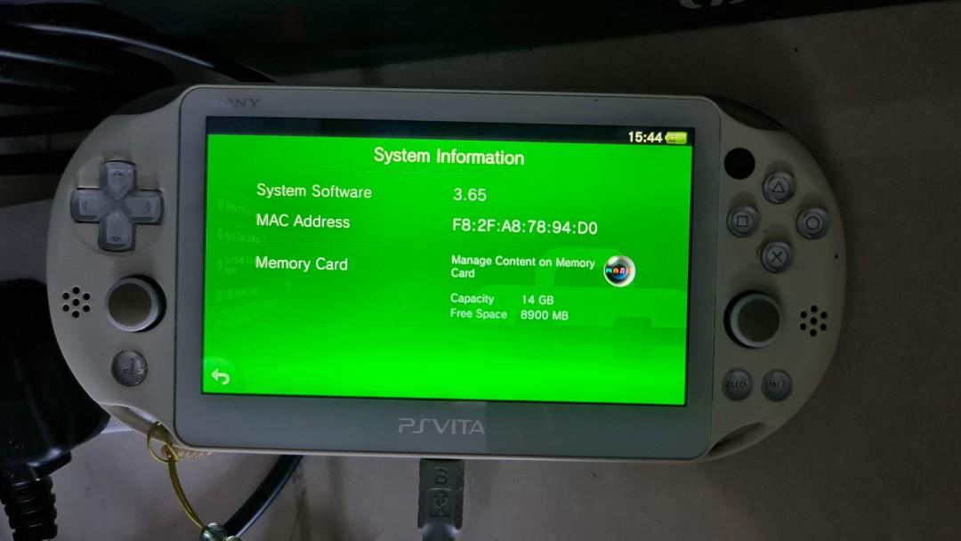 PlayStation Vita Slim White PSV, Video Gaming, Video Game Consoles ...