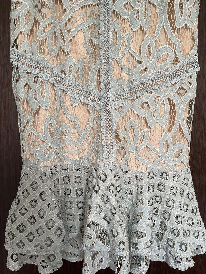 Powder Blue Lace dress, Women's Fashion, Dresses & Sets, Dresses on ...