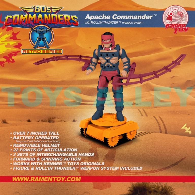 [Preorder] Ramen Toy 80s Commander Retro Series Apache Commander ...