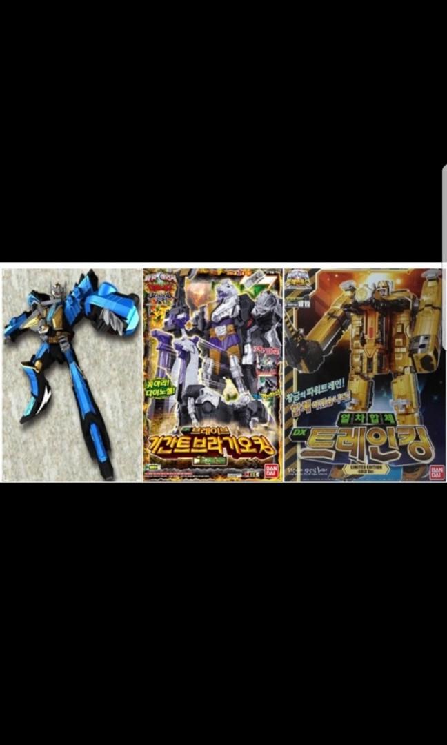 Preorder rare exclusive power rangers ranger kyoryuger korea megazord ...