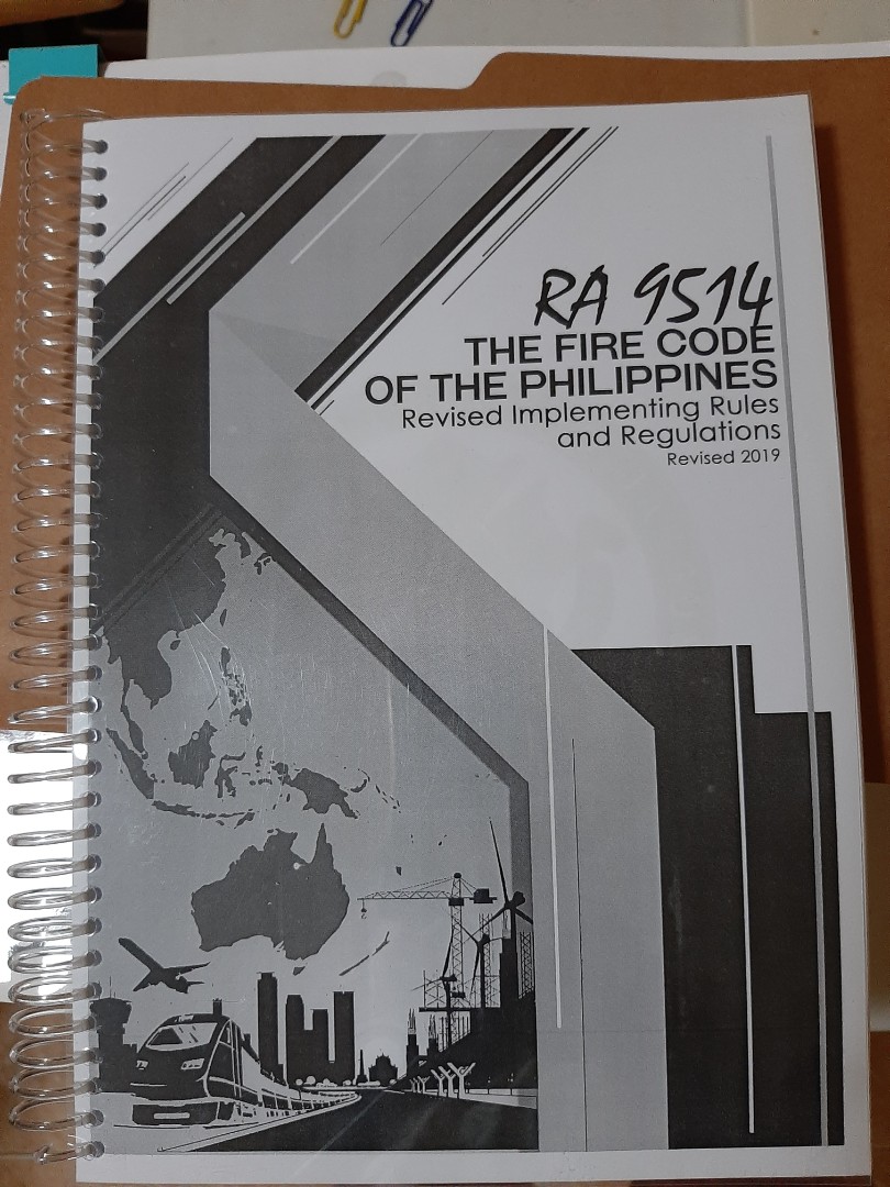 Printed copy of Fire Code Revised IRR 2019- R.A.9514 (A4 size ...