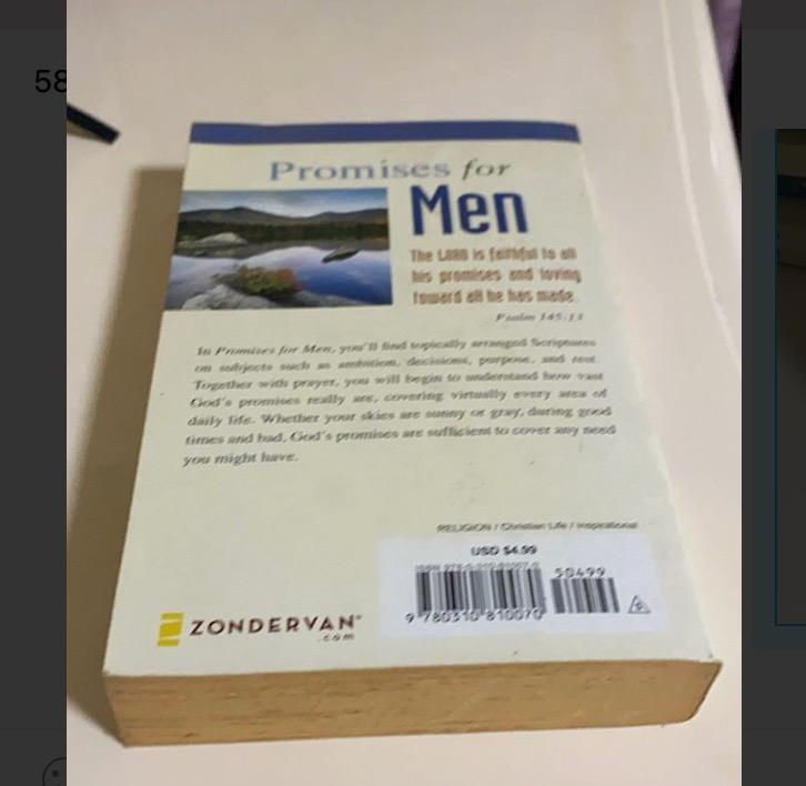 Promises for Men (from the NIV), Hobbies & Toys, Books & Magazines ...