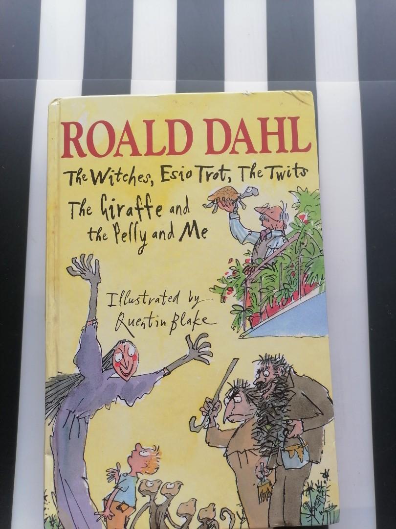Roald Dahl the witches esio trot the twits the giraffe and the pelly ...
