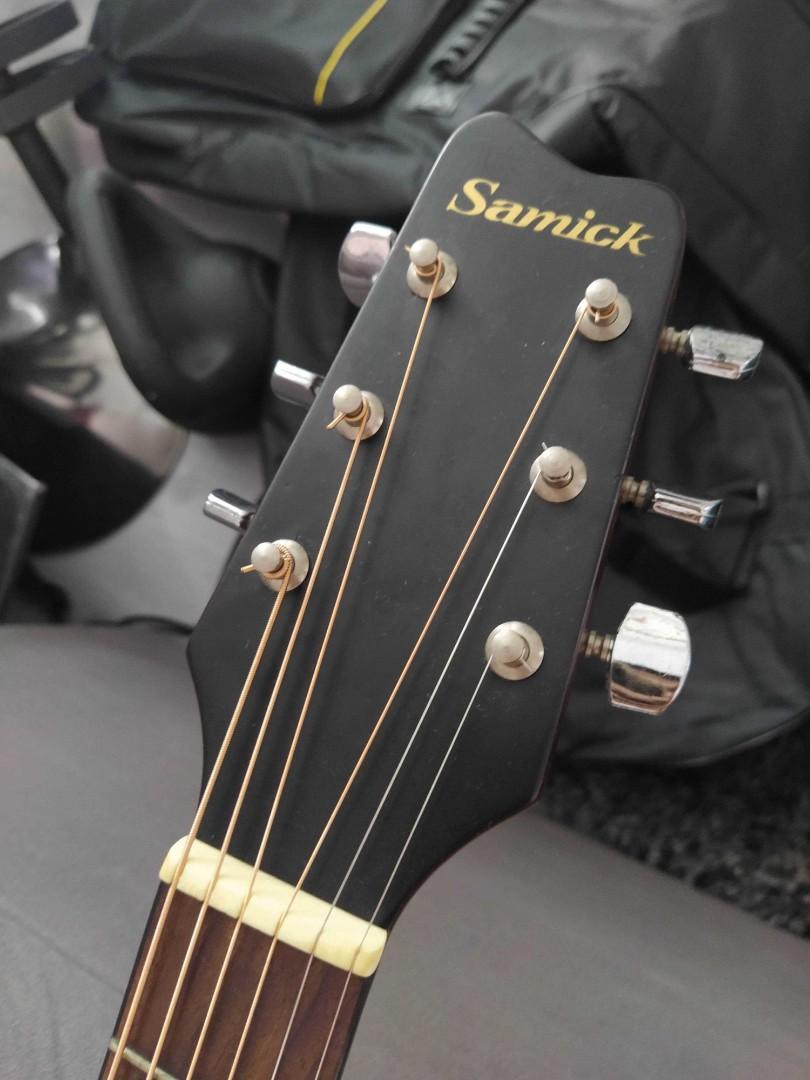 Samick Acoustic Guitar, Hobbies & Toys, Music & Media, Musical ...