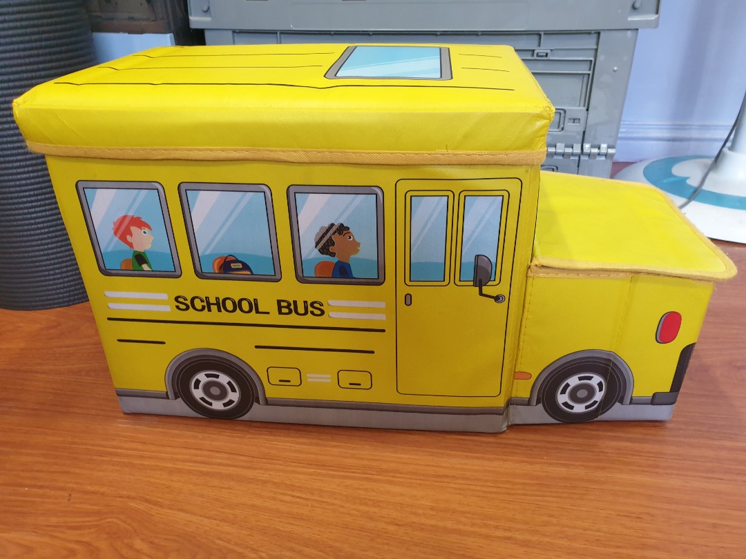 school bus toy box, Hobbies & Toys, Toys & Games on Carousell