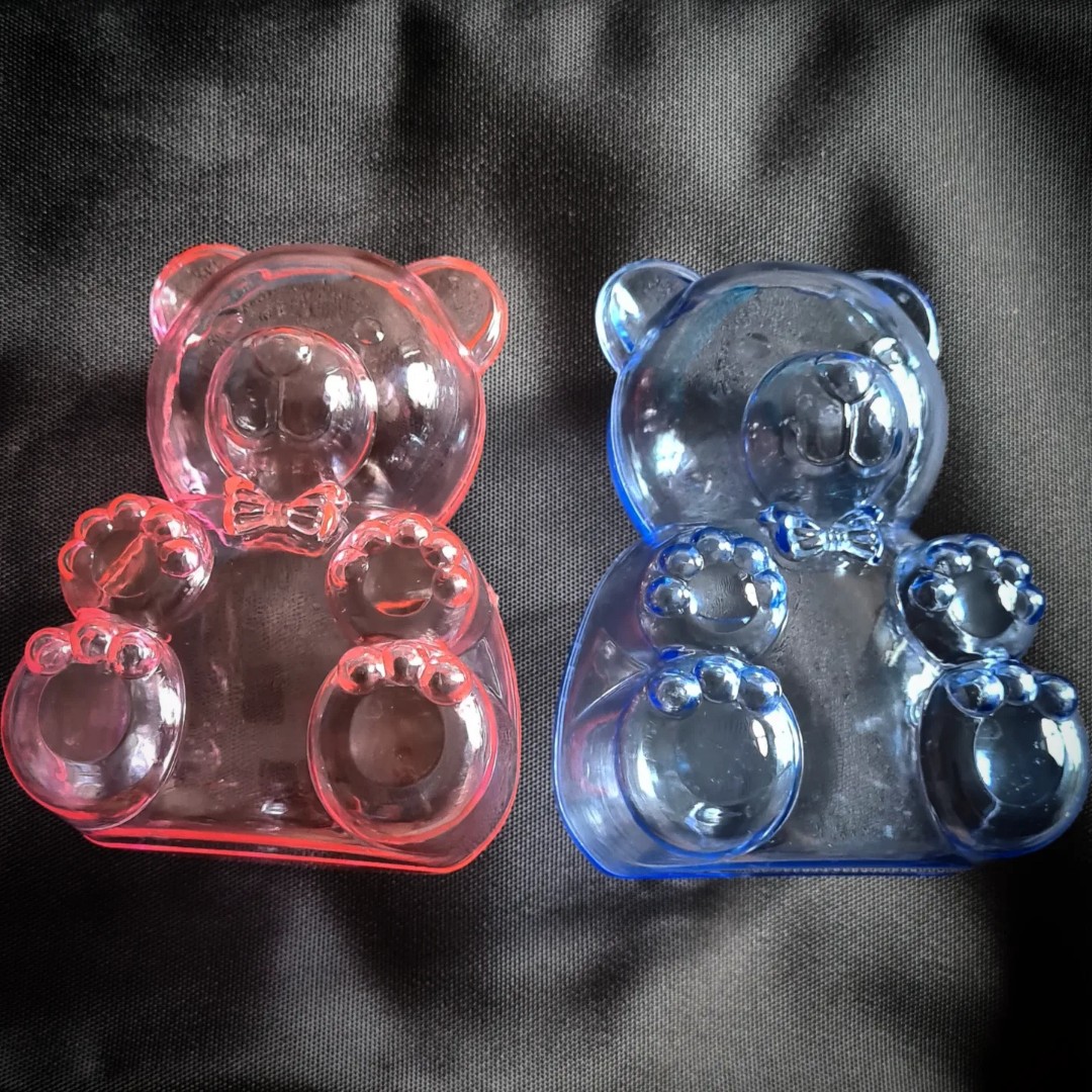 See Thru Plastic Teddy Boxes, Hobbies & Toys, Toys & Games on Carousell