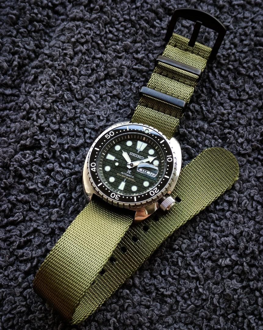 Seiko King Turtle Green Automatic Prospex Divers Watch SRPE05K1, Men's ...