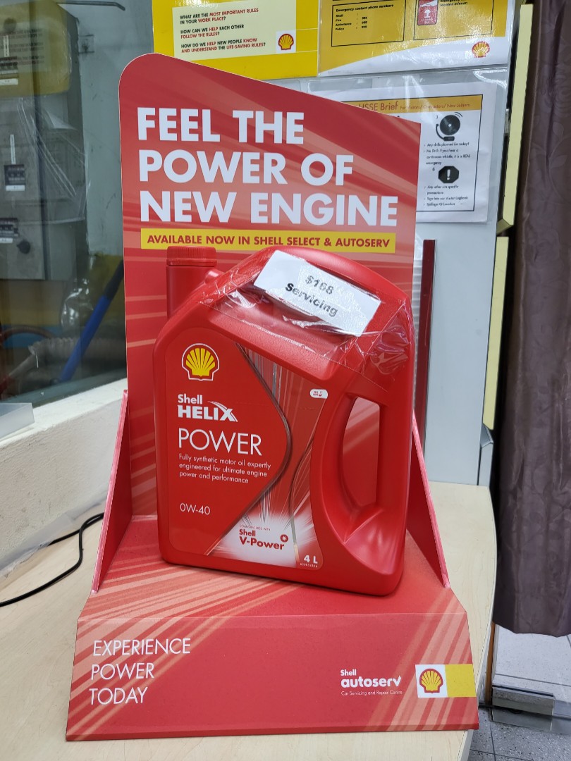 * Premium Engine Oil * SHELL HELIX POWER 0W40 Co-engineered with Shell ...