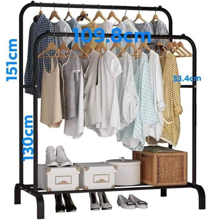 Single and Double Clothes Rack, Furniture & Home Living, Furniture ...