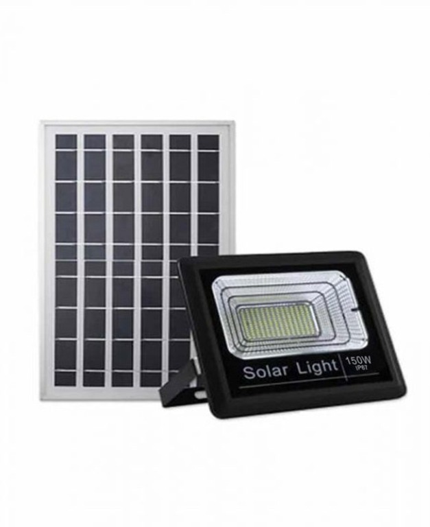 Solar LED Flood Light 150 Watts Warm White, Commercial & Industrial ...