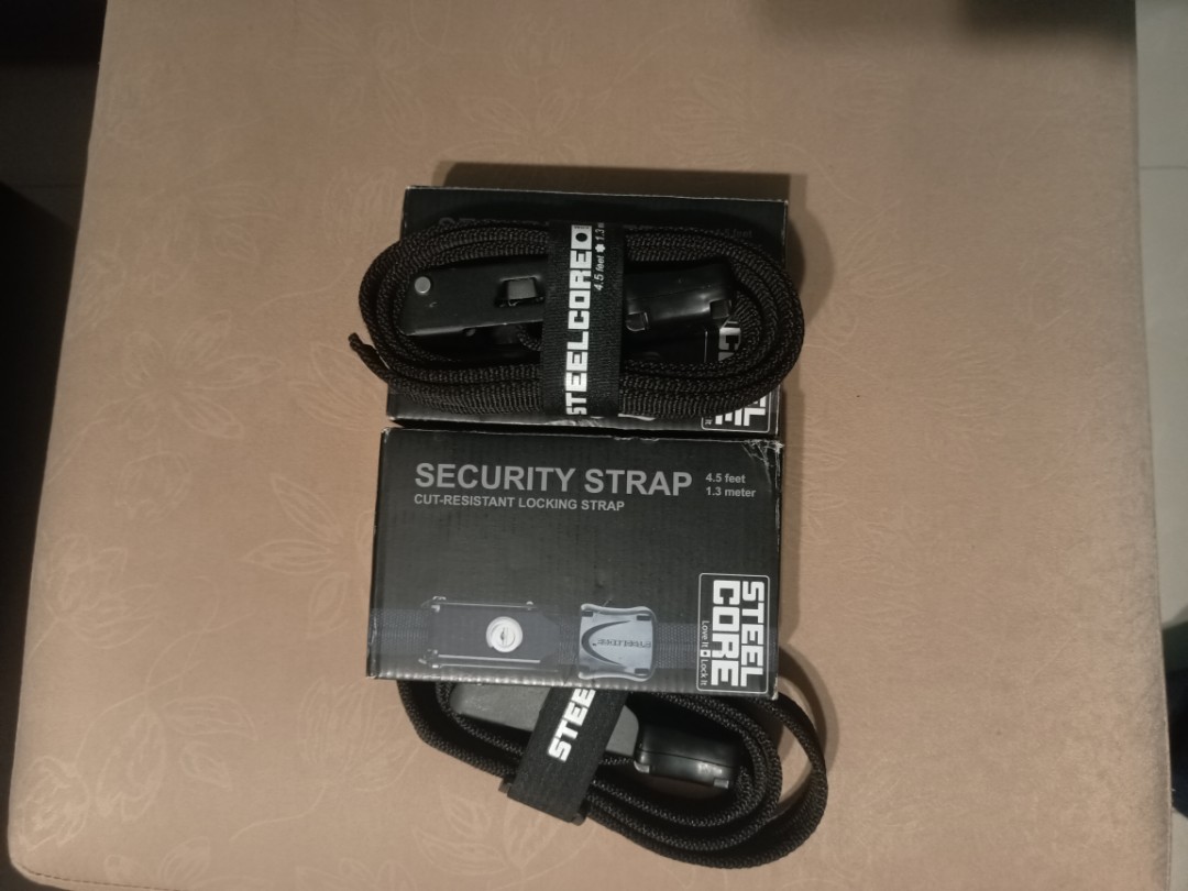 Steel Core Security Straps, Motorcycles, Motorcycle Accessories on ...