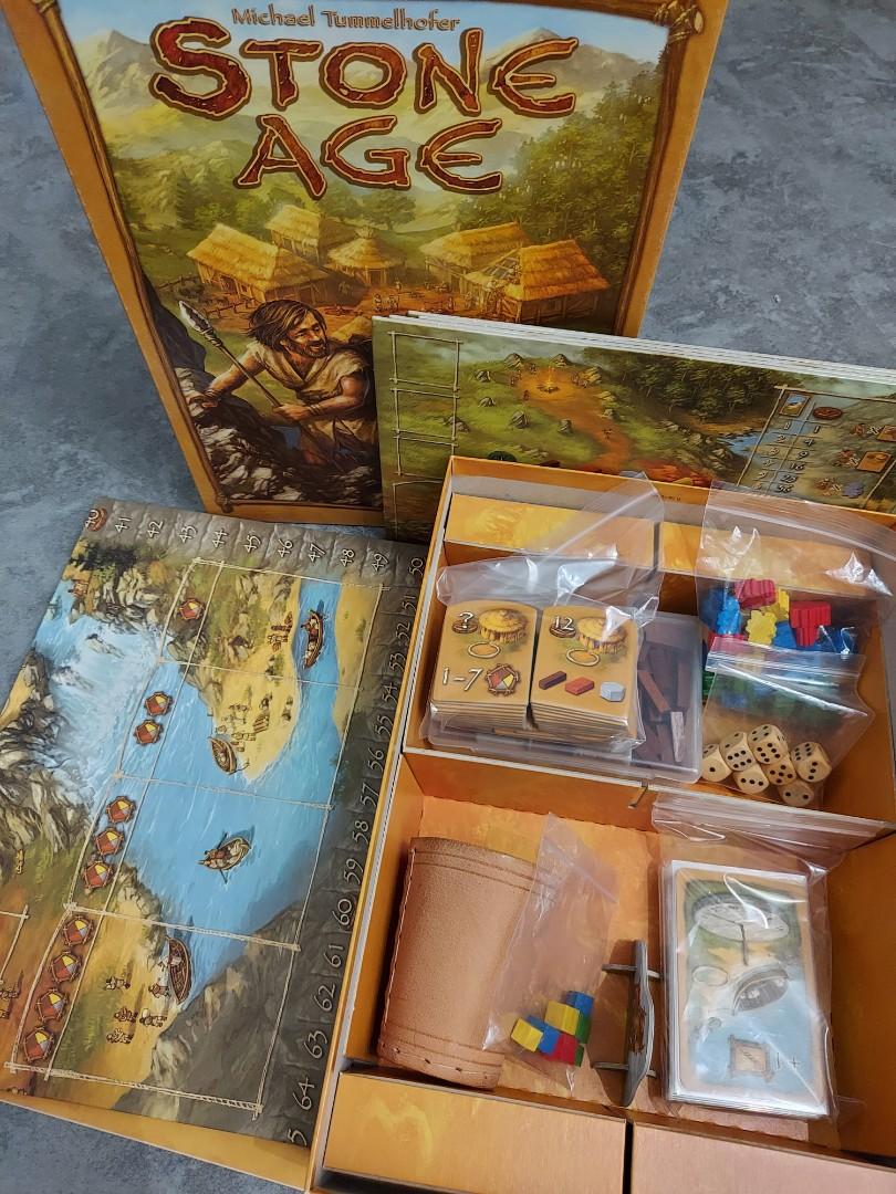 Stone Age Board Game, Hobbies & Toys, Toys & Games on Carousell
