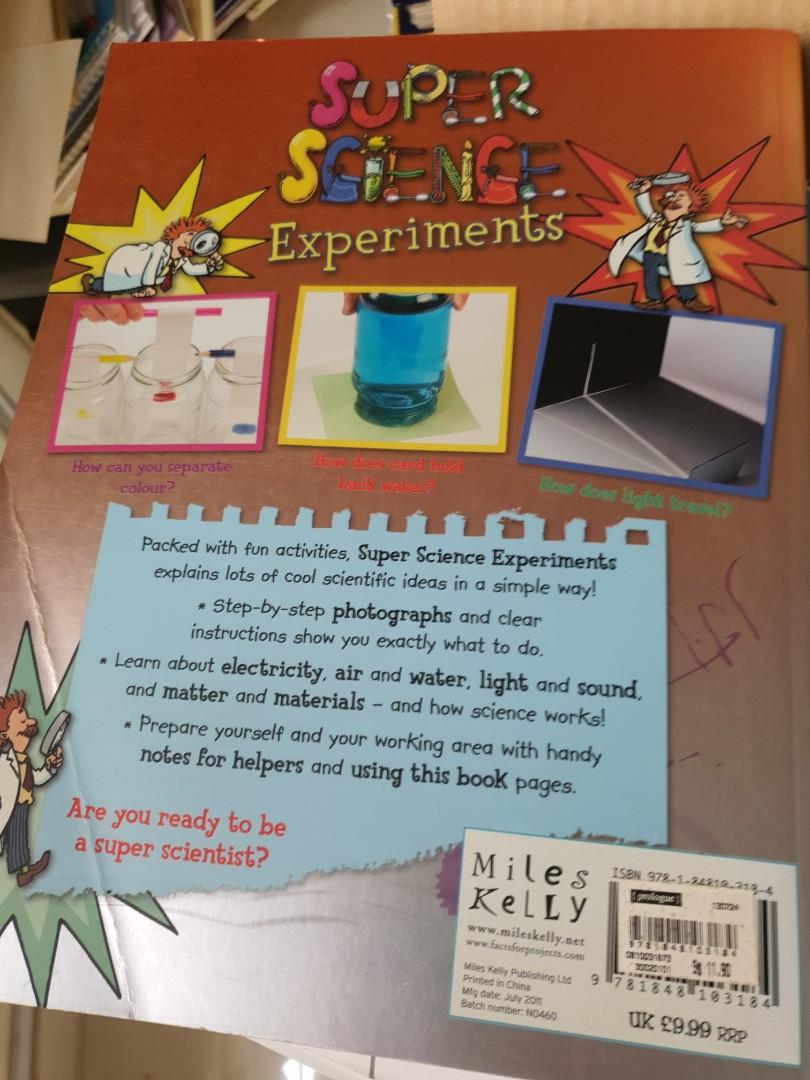 Super Science Experiments, Hobbies & Toys, Books & Magazines, Children ...