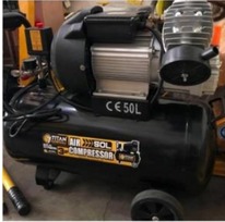 TITAN AIR COMPRESSOR 50L, Commercial & Industrial, Construction Tools ...