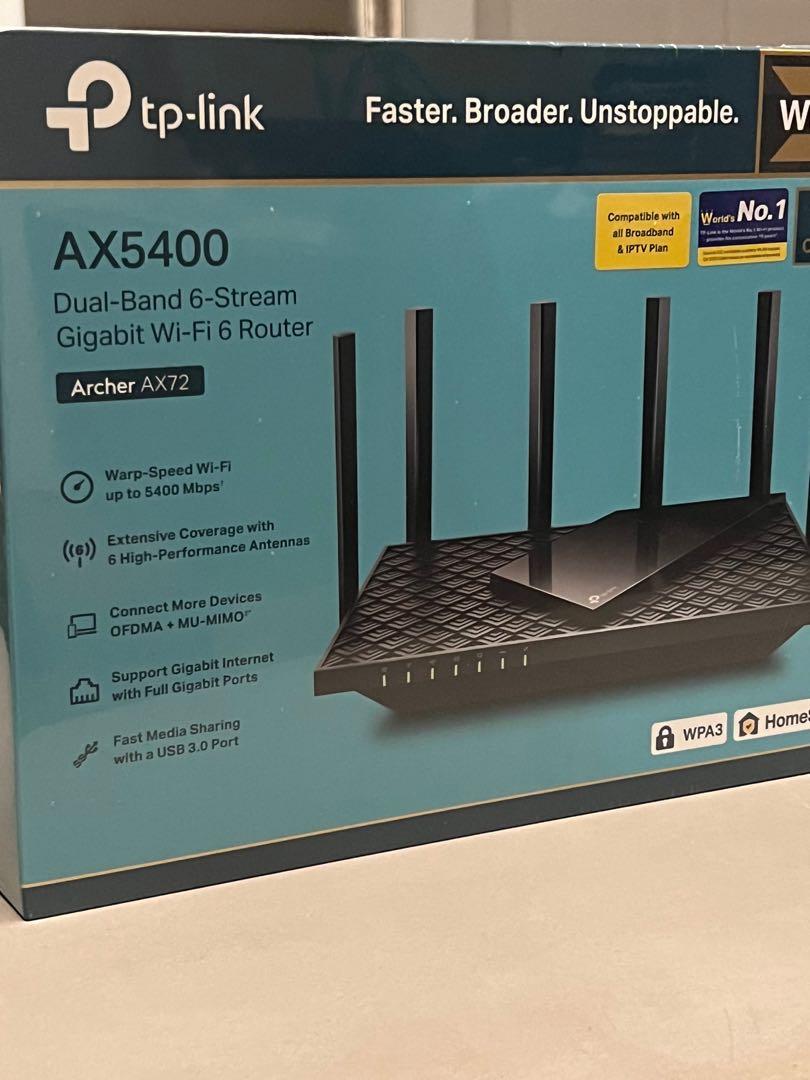 TP-LINK AX5400 Wifi Router, Computers & Tech, Parts & Accessories ...