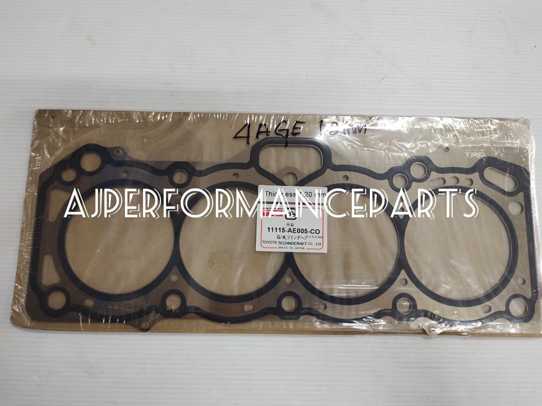 TRD METAL HEAD GASKET TOYOTA 4AGE 16V 20V 1.2MM, Auto Accessories on ...