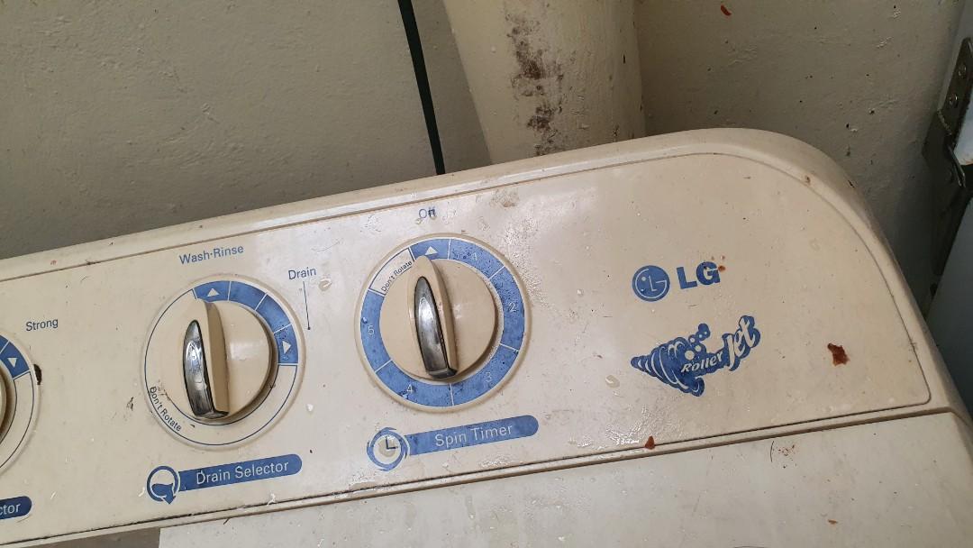 Twin tub LG ROLLER JET 7KG., TV & Home Appliances, Washing Machines and ...