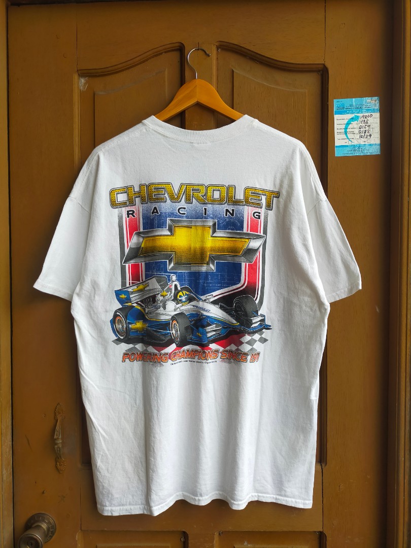 Vintage Chevrolet racing big print shirt cruisin sports, Men's Fashion ...