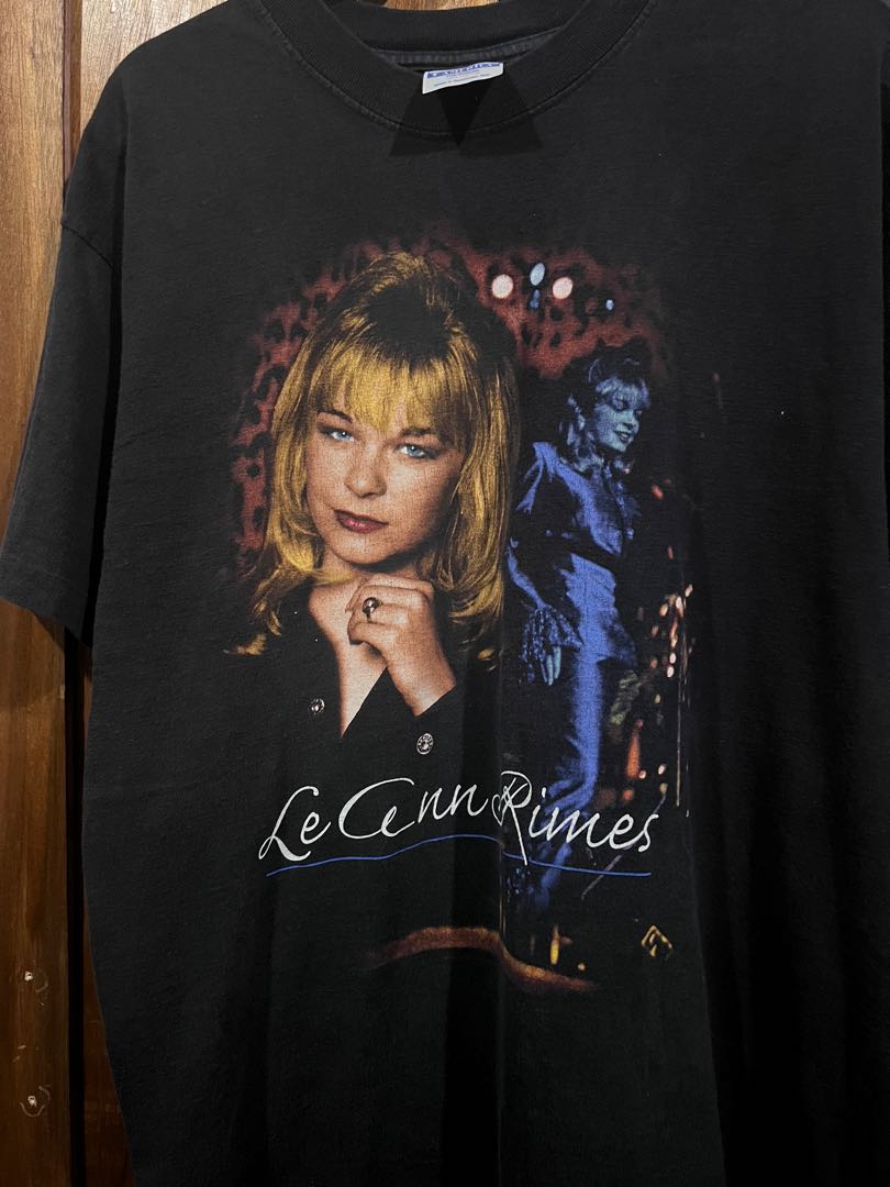 Vintage LeAnn Rimes 1997 Large, Men's Fashion, Tops & Sets, Tshirts ...