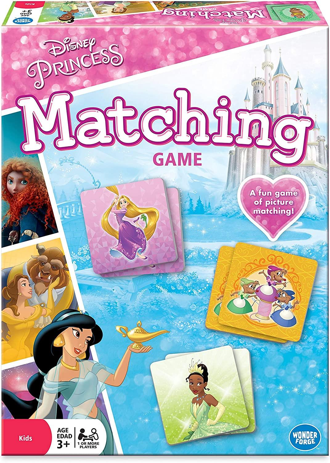 WONDER FORGE Disney Princess Matching Game, Hobbies & Toys, Toys ...