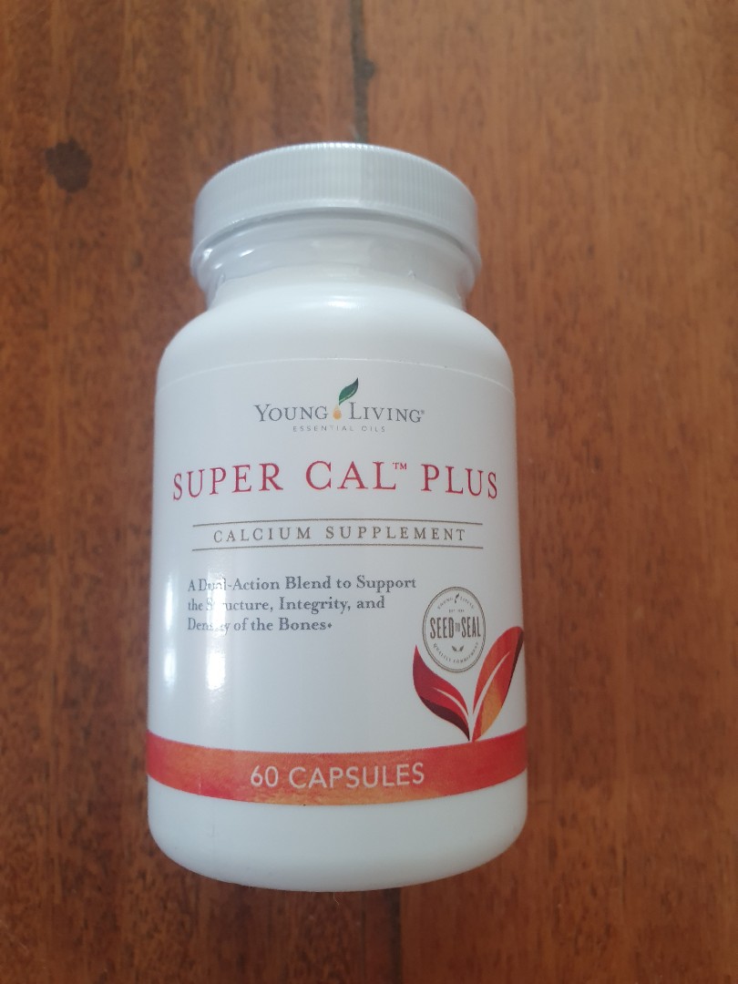 Young Living Super Cal Plus Calcium Supplement, Health & Nutrition ...