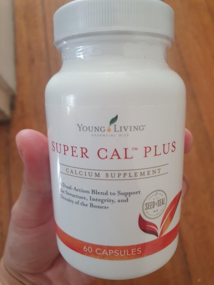 Young Living Super Cal Plus Calcium Supplement, Health & Nutrition ...