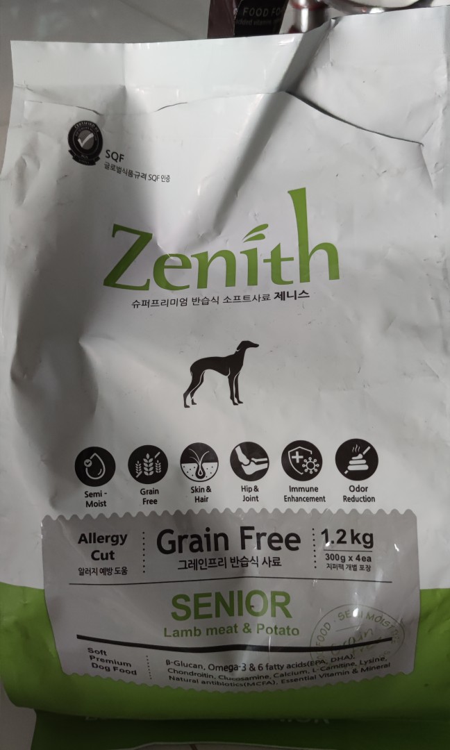 Zenith senior dog kibbles, Pet Supplies, Pet Food on Carousell