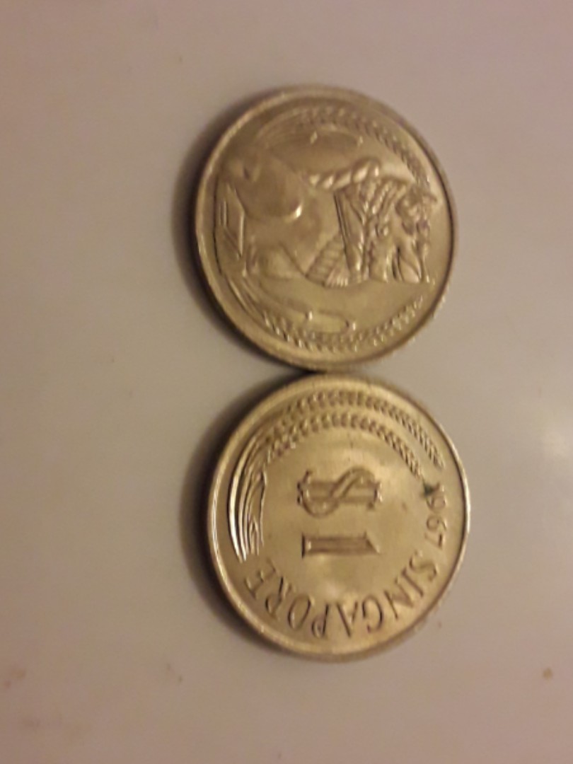 1967 Old 1 dollar coin, Hobbies & Toys, Memorabilia & Collectibles ...