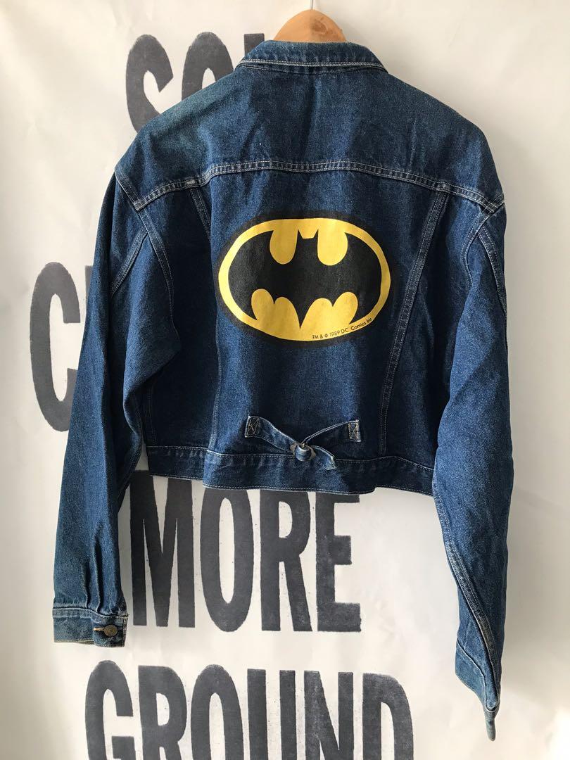 1989 Batman Denim Jacket, Men's Fashion, Coats, Jackets and Outerwear ...