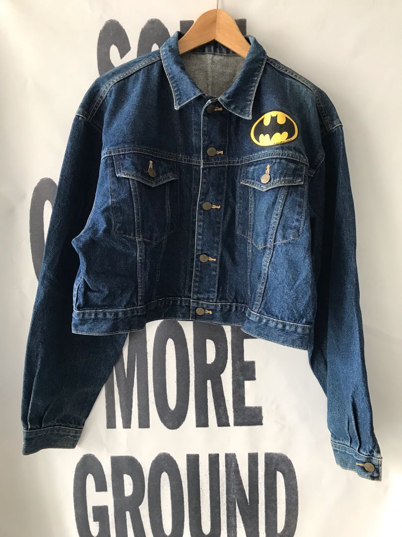 1989 Batman Denim Jacket, Men's Fashion, Coats, Jackets and Outerwear ...