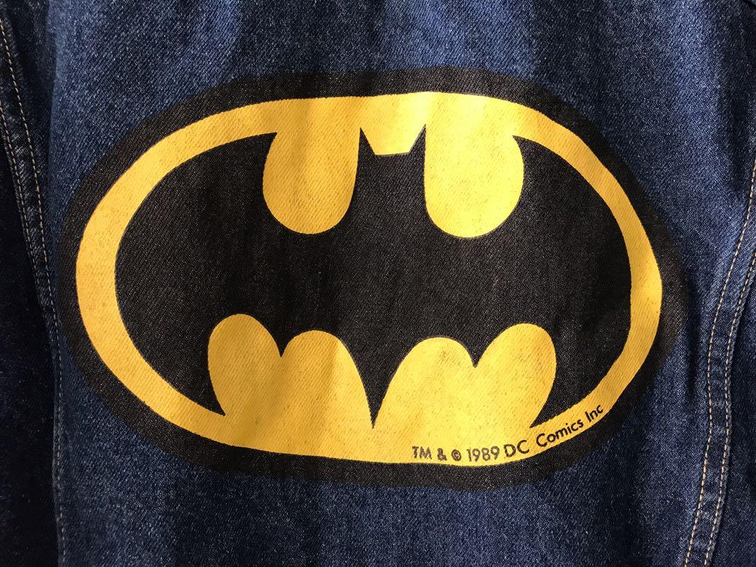1989 Batman Denim Jacket, Men's Fashion, Coats, Jackets and Outerwear ...