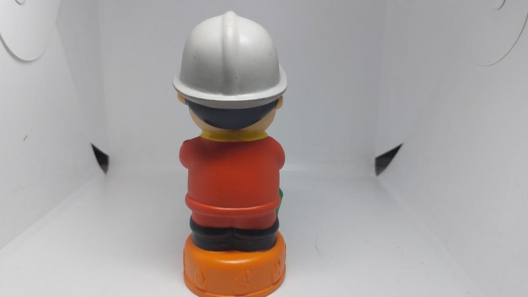 1990s Fireman Firefighter With Ladder Collectible Hard Vinyl Plastic ...
